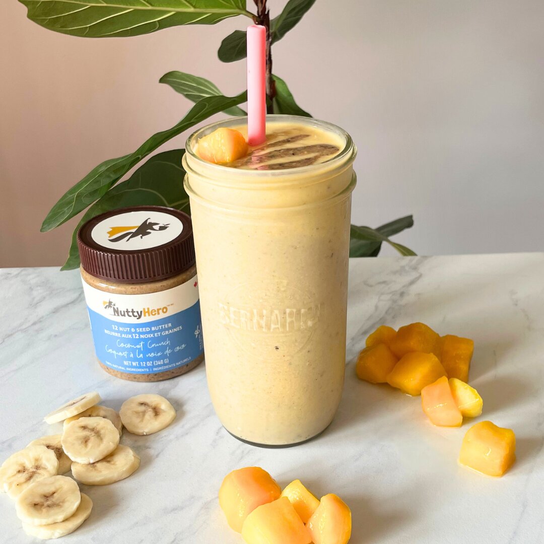 NuttyHero Mango Banana Smoothie – NuttyHero Inc.