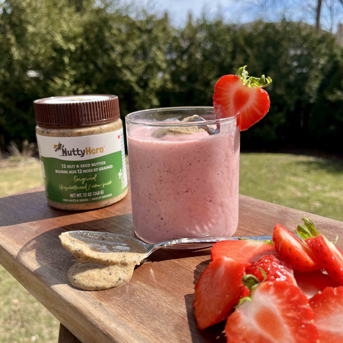 The "Original" Strawberry Banana Smoothie – NuttyHero Inc.
